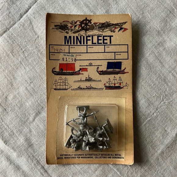 Vintage | Accents | Vintage Naval Soldier Miniatures 975 Der ...